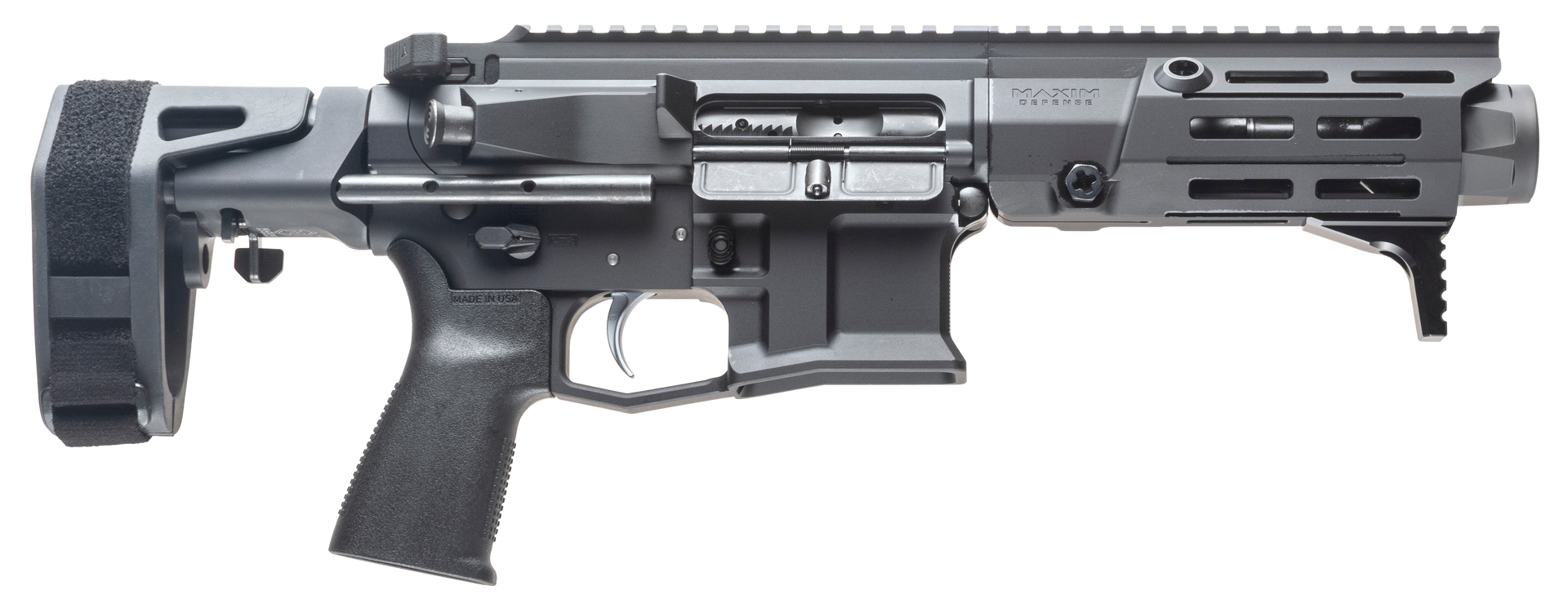 Maxim Defense - PDX 5.56 NATO 5.50" Black w/ PDW Brace - 20 Rd