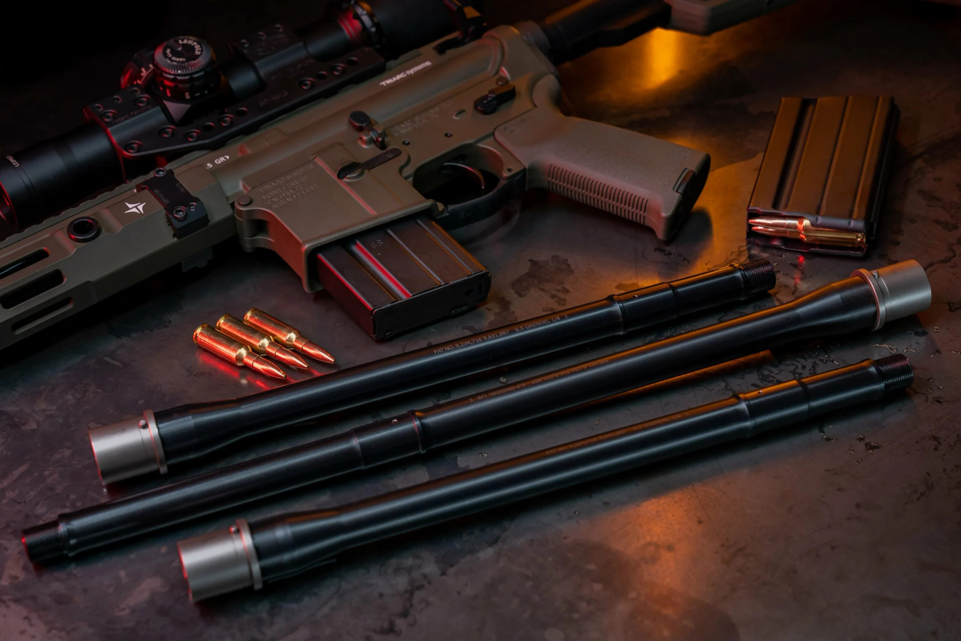 TRIARC Systems 12.5" 6.5 Grendel TRACK 2.0 Barrel Mid Gas
