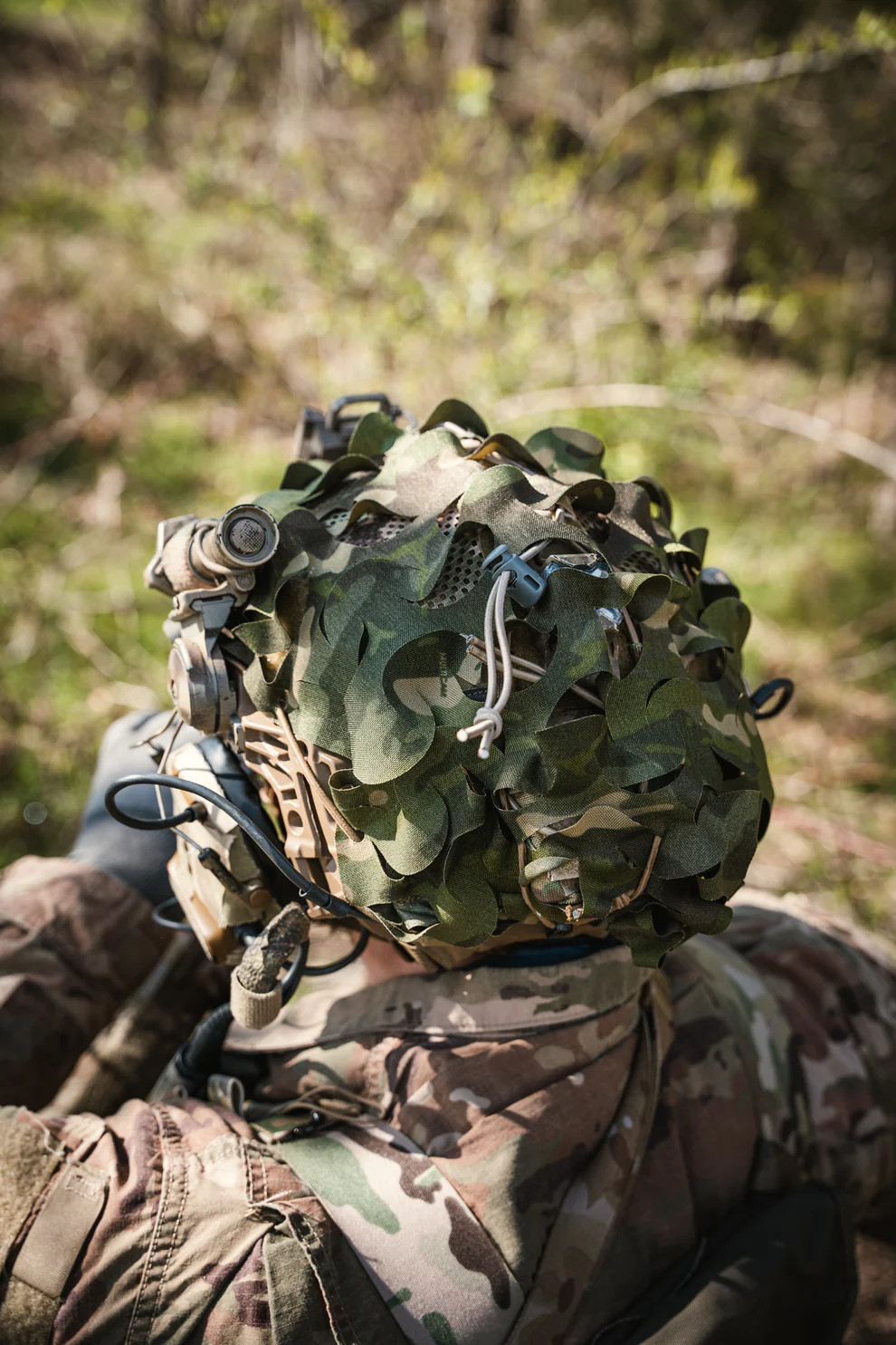 One Hundred Concepts HelmetScrim Multicam Tropic | Bauer Precision