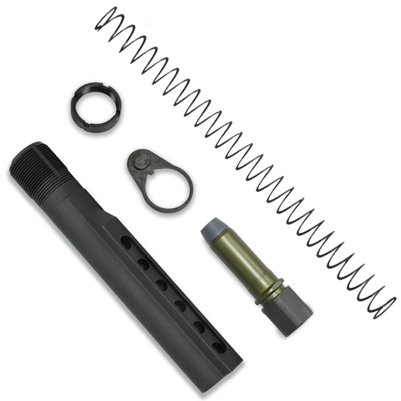 KAK - K-SPEC Enhanced AR15 Buffer Tube Kit H1 3.8 oz