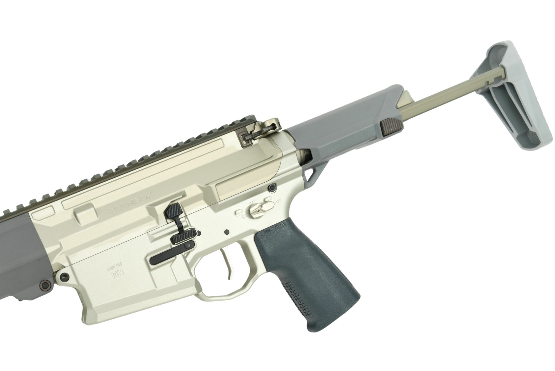 Q BOOMBOX 8.6 Blackout 12" SBR - Clear Anodized