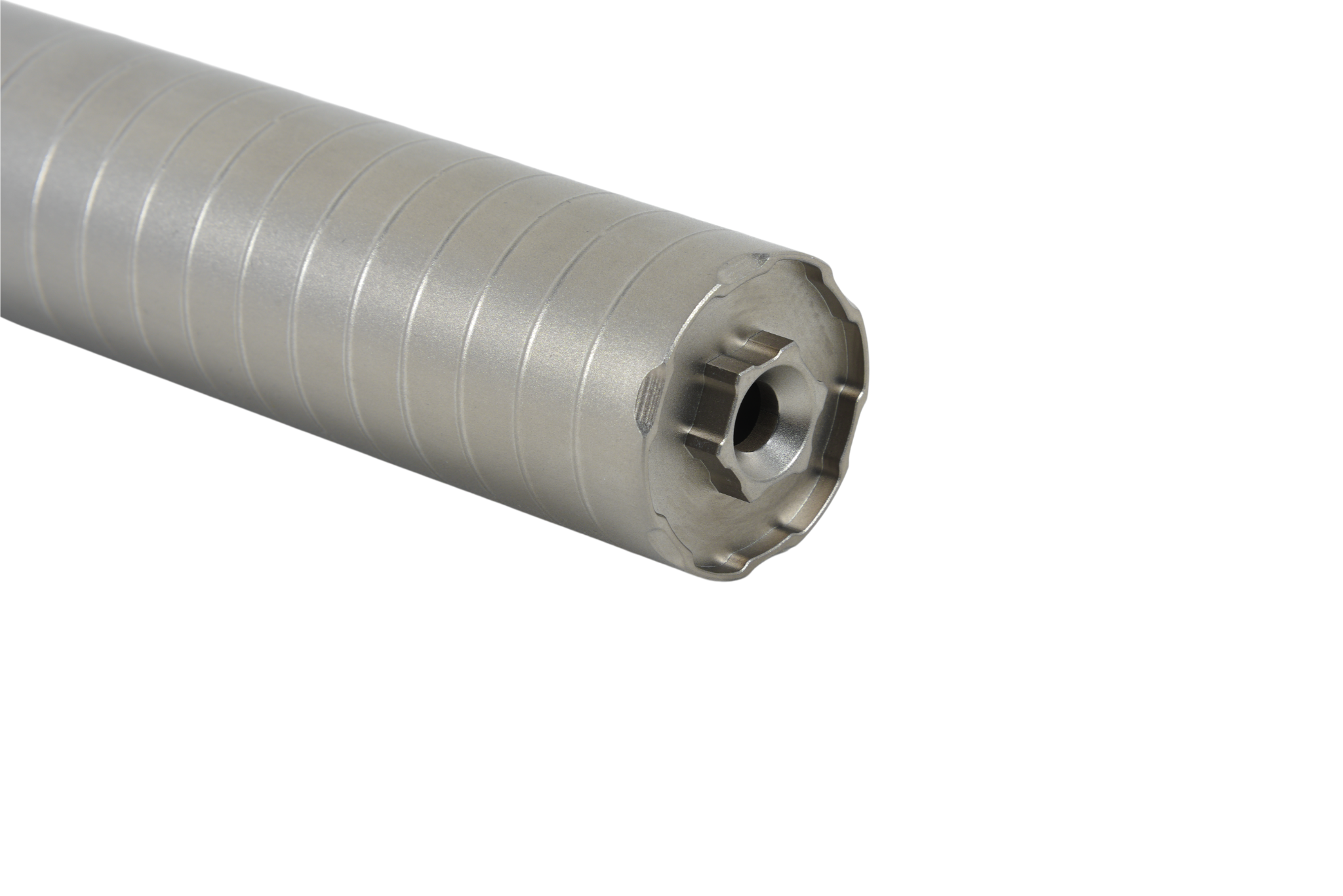 Q Thunder Chicken 7.62mm Titanium Suppressor Bead Blasted Finish w ...