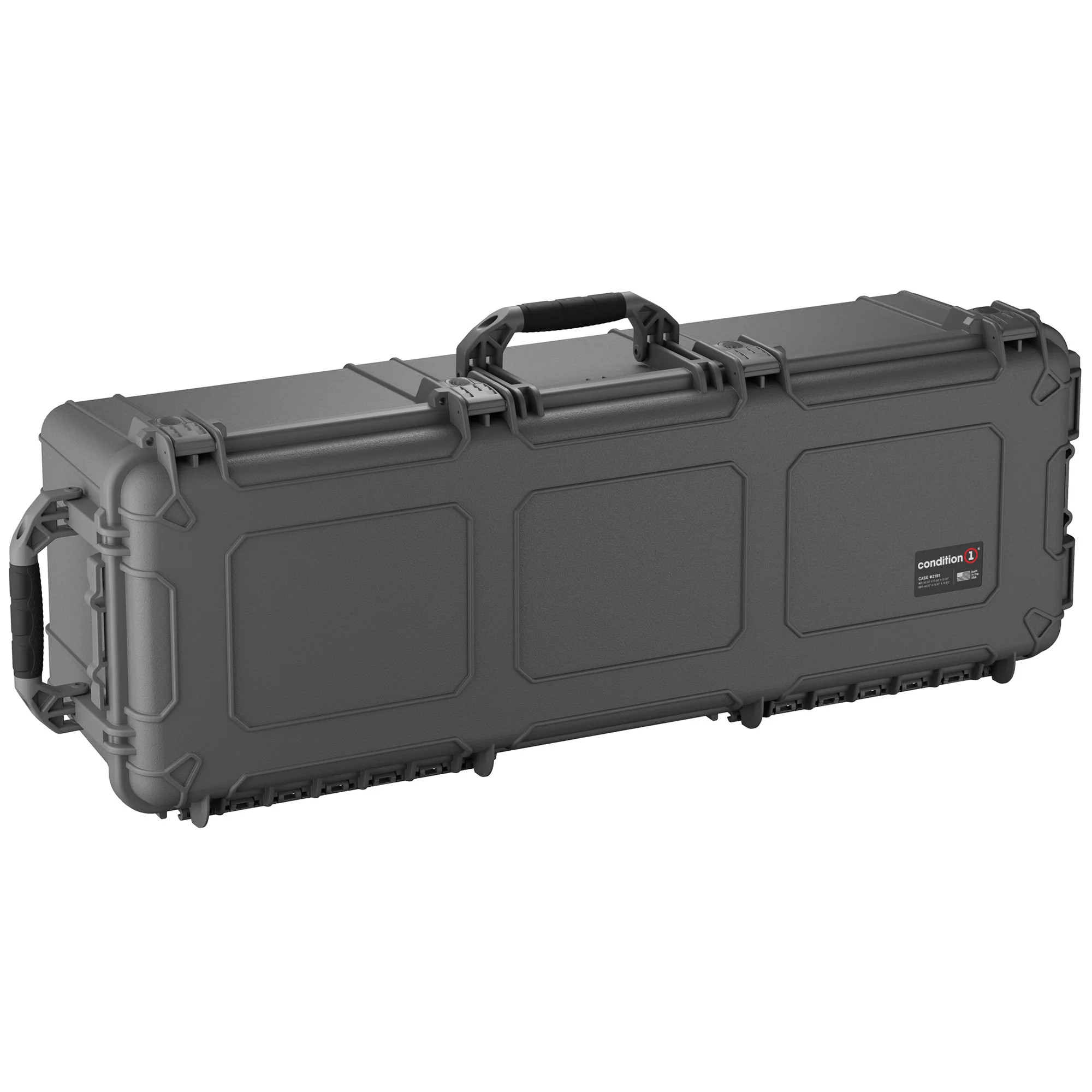 Condition 1 - 4 Rifle Trunk 45" with Pre-Cut Foam 4 Slot Tactical Rifle