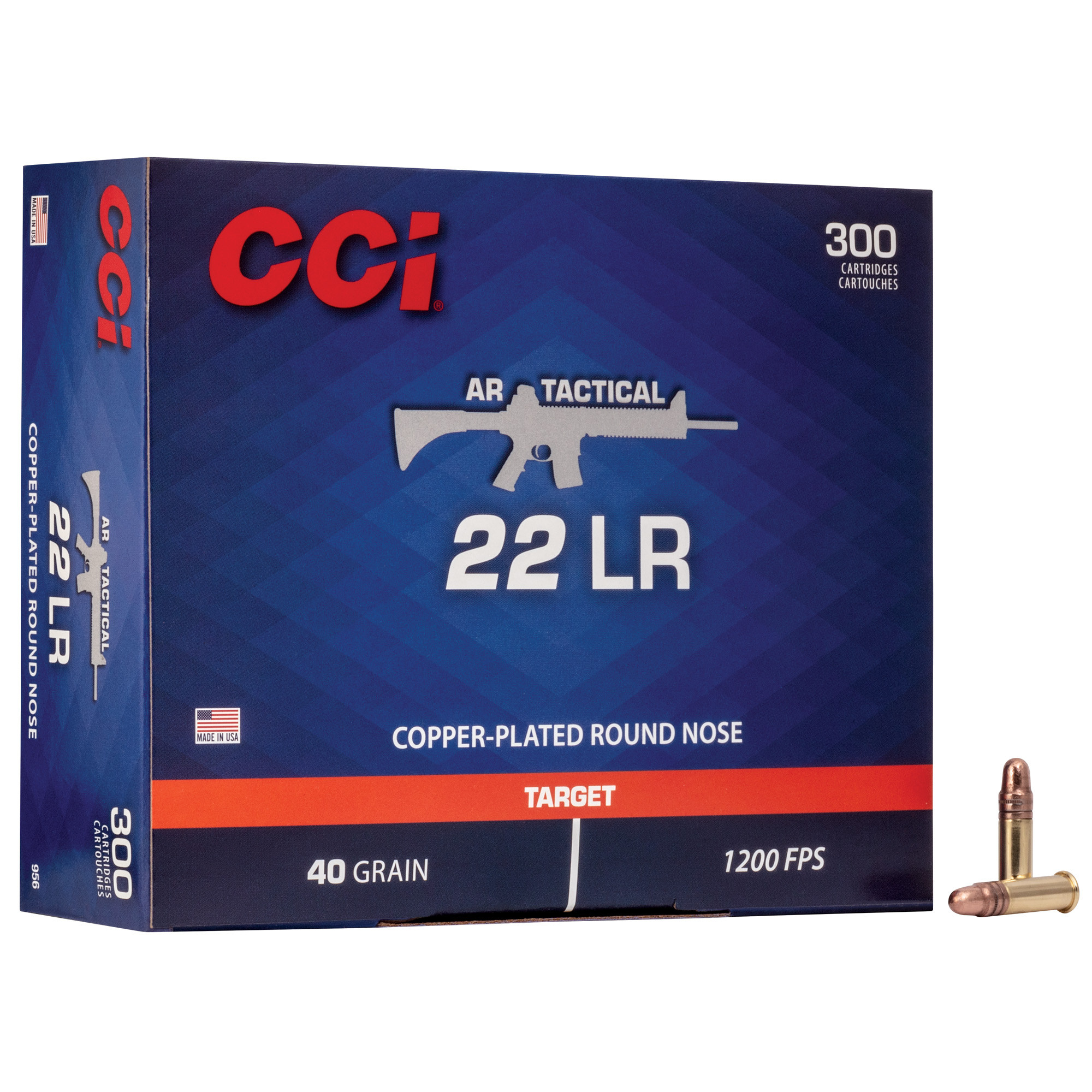 CCI 22LR Copper Plated Round Nose - AR Tactical