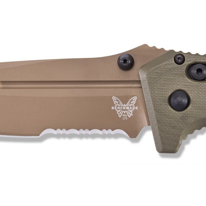 Benchmade 275SFE-2 Adamas® tactical folding knife G10 Flat Earth handle