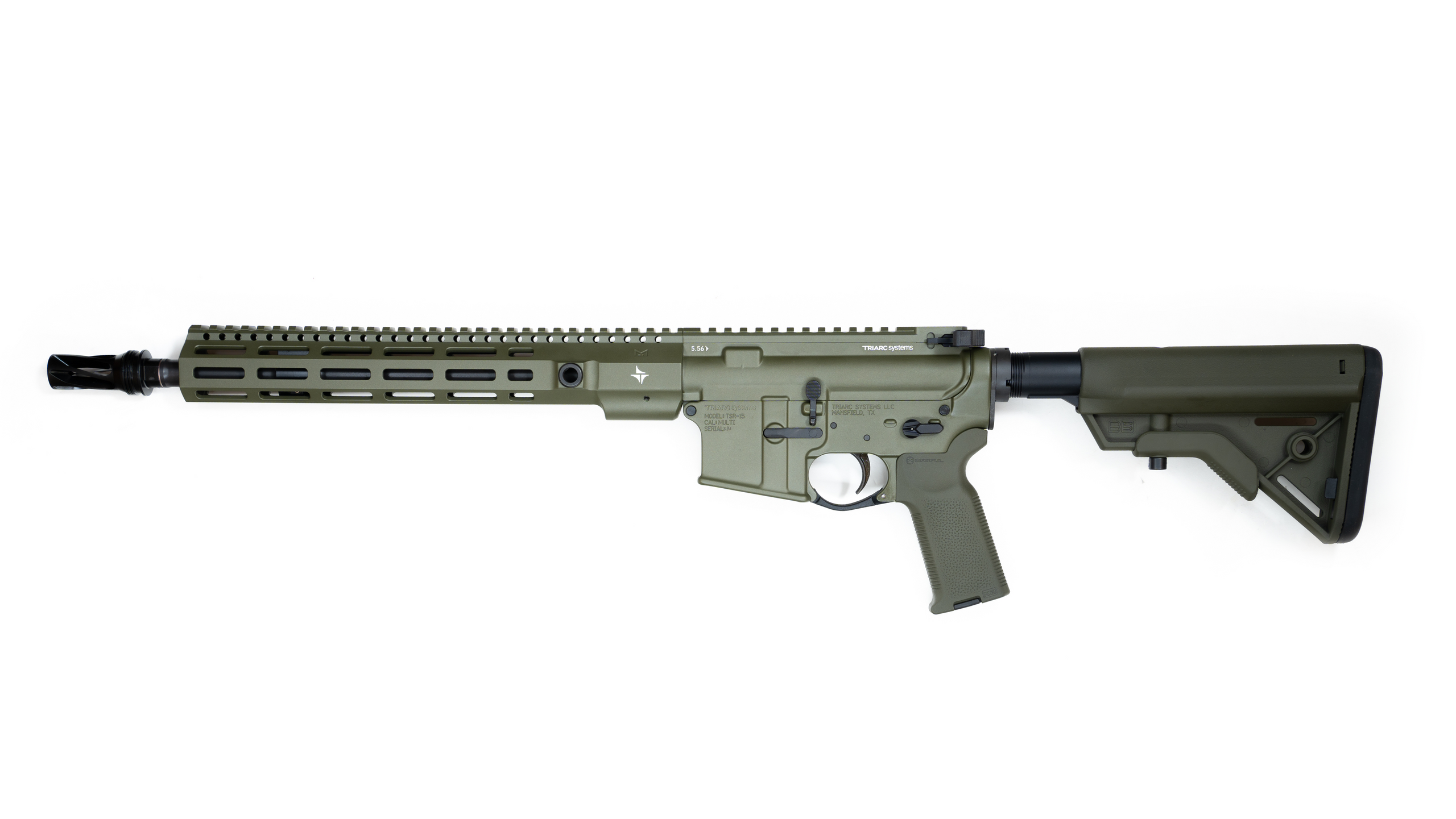 TRIARC Systems - TSR-15S Rifle 13.9" (PINNED) HUXWRX 5.56 Nato - Green