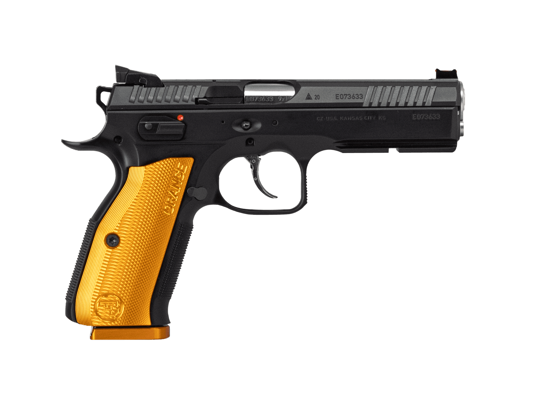 CZ Shadow 2 Orange Optic Ready 9MM Pistol 19 Rd