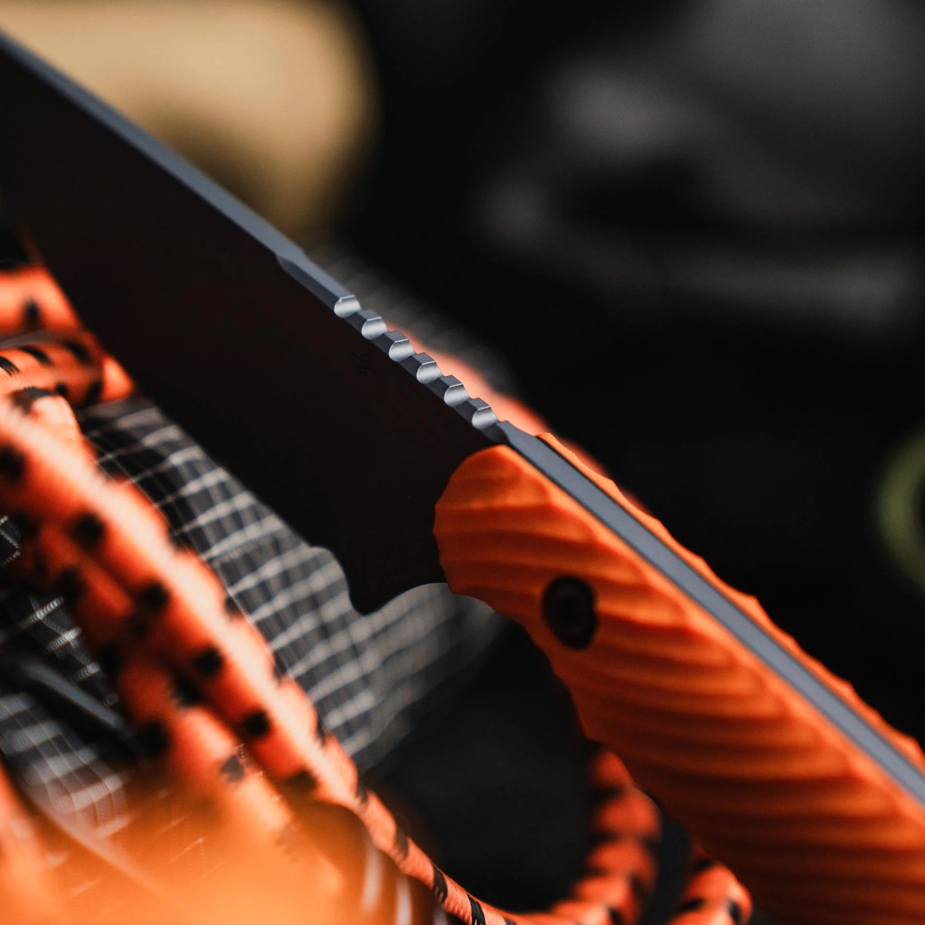 Toor Knives - Field 3.0 Fixed Blade Grey With Backcountry Blaze Orange ...