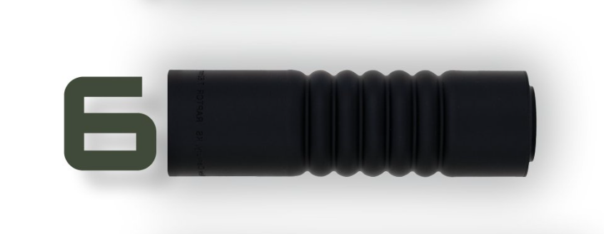 AB Suppressor 7.62 RAPTOR 6 Stack with Flush and 3" Standard Reflex mounts