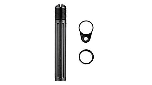 PWS Mod 2 Enhanced Buffer Tube with Ratchet Lock Cast Nut and End Plate