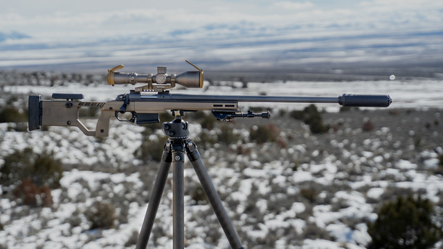 HUXWRX FLOW 762-TI Flow Through Suppressor Black