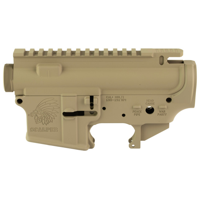SOLGW Scalper AR15 Receiver Set FDE Cerakote Finish