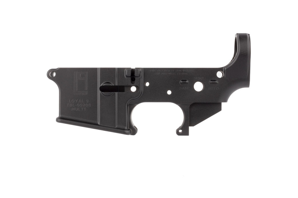 SOLGW Loyal 9 Stripped Lower Receiver - Black