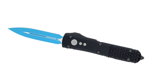 Microtech - Ultratech D/E Jedi Knight - Black Handle - Blue Blade