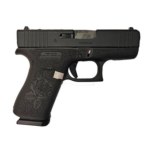 Glock 43X 9MM 10Rd Black Rose Custom
