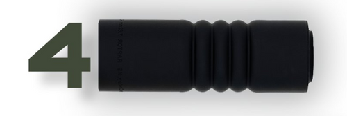 AB Suppressor 5.56 RAPTOR 4 Stack with Flush and 3" Standard Reflex mounts