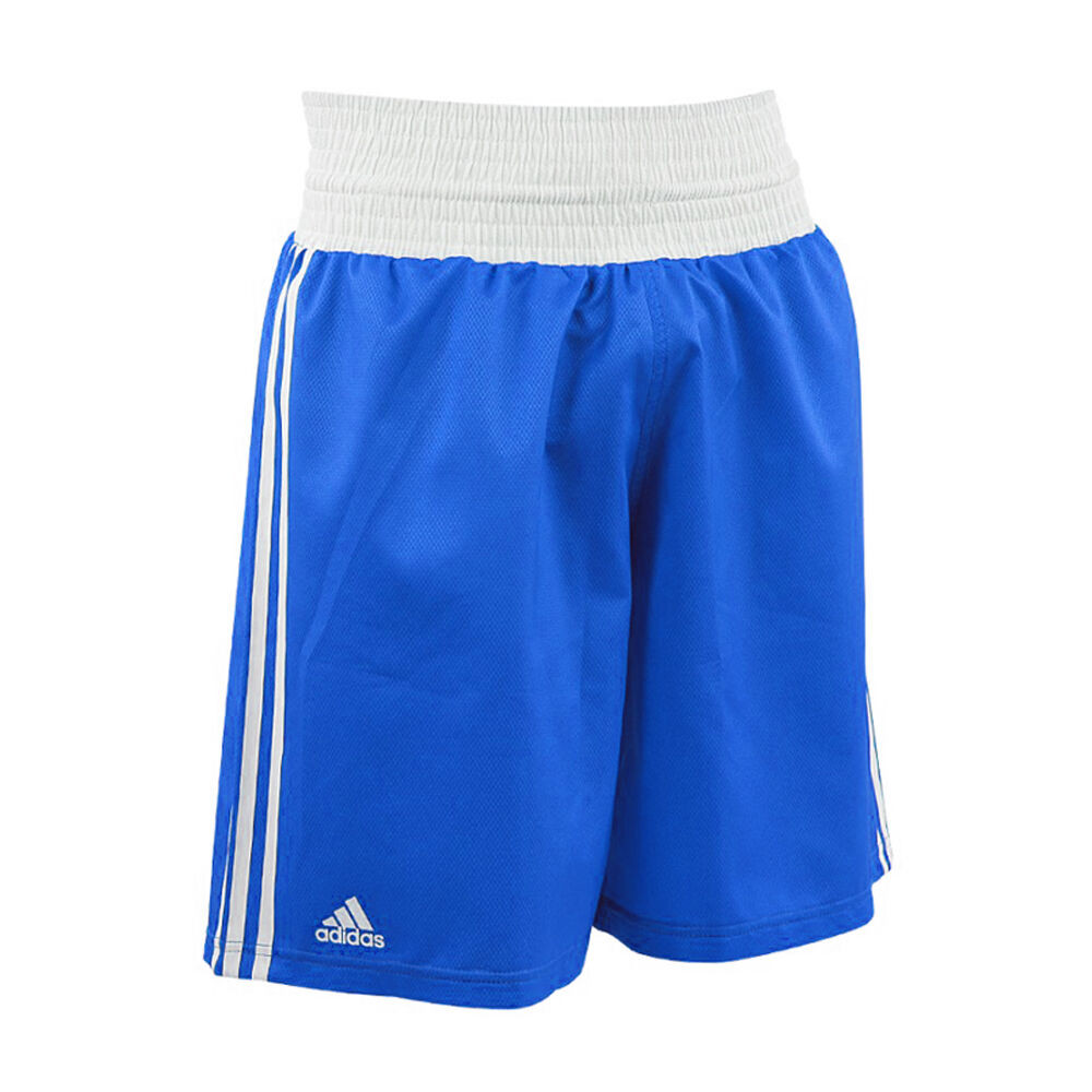 Adidas Boxing Shorts Blue – light, flexible shorts for boxing training.