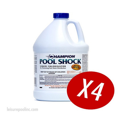 Liquid Shock Case (4) Bottles - Swimming Pool Services