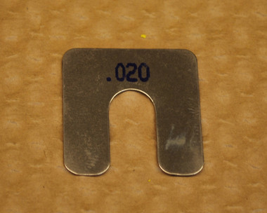 Size AA, .005" thick, Individual Stainless Steel Alignment Shim ...