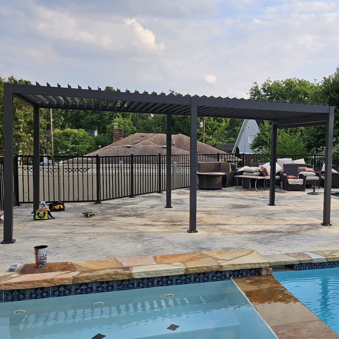 Domi Outdoor Living Louvered Pergola Assembly | Instant Quotes | handybuddy