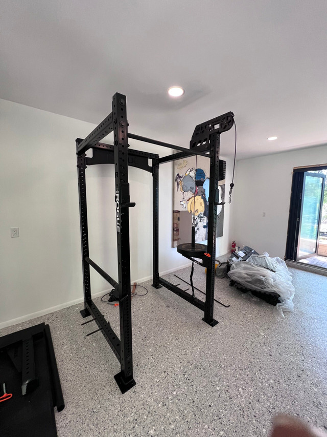 Rogue Fitness RML-490C Power Rack Assembly powered by HandyBuddy