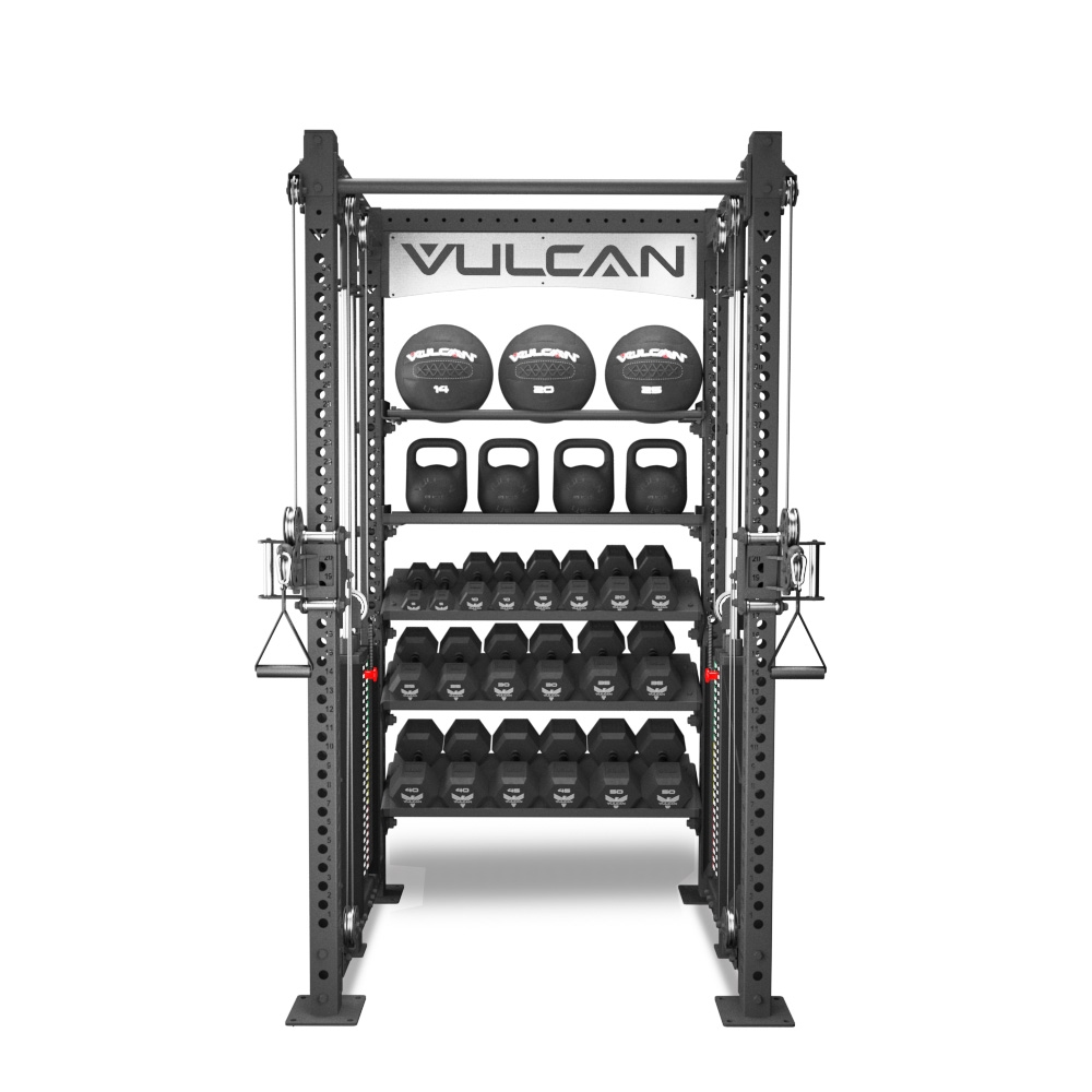 Vulcan Strength Forge Functional Trainer Power Rack - Storage Assembly ...