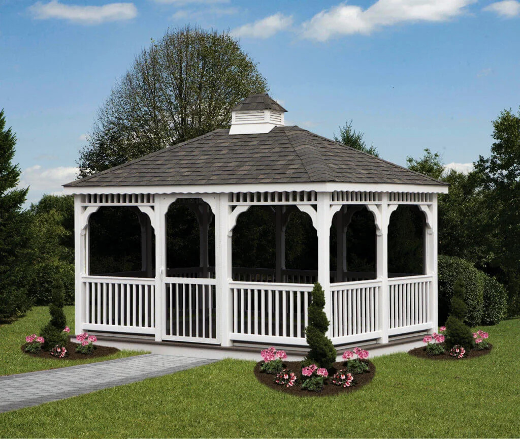 Amish Country Gazebos Rectangle Gazebo Installation Service