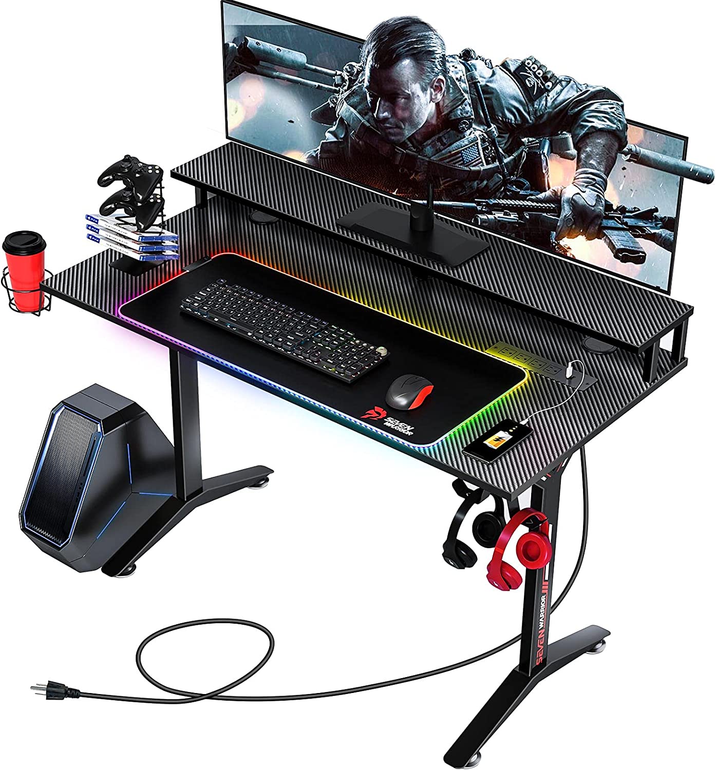Seven Warrior Gaming Desk Assembly powered by HandyBuddy