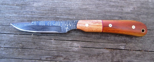 Lacy Smith - Damascus Skinner - SK0101-FLS - Smith Knives