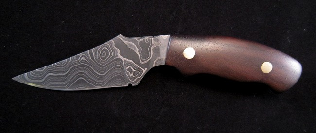 Lacy Smith - Damascus Skinner - SK0060-FLS - Smith Knives