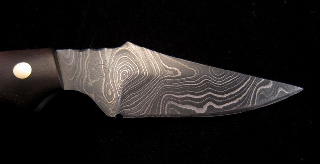 Lacy Smith - Damascus Skinner - SK0060-FLS - Smith Knives