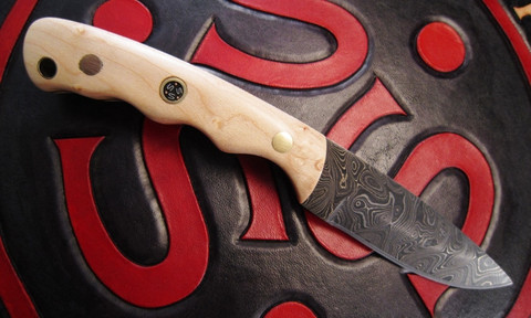 Lacy Smith - Damascus Skinner - SK0148-FLS - Smith Knives