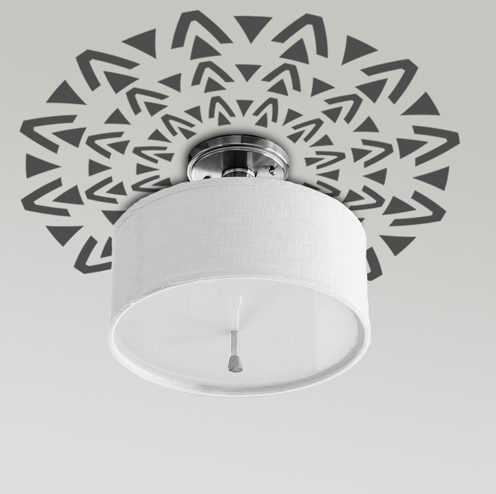 Ceiling medallion Decal Aztec Tribal Decor