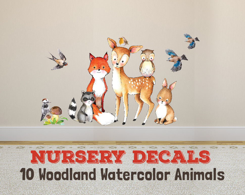 Nursery & Kids - Animals - Woodland Animals - American Decals