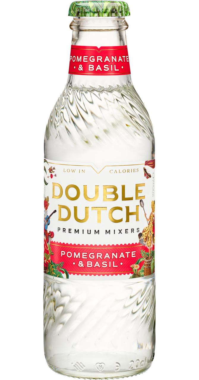 Double Dutch Double Dutch Pomegranate and Basil Tonic