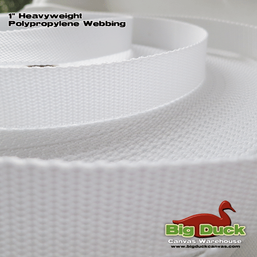 Webbing | Heavyweight 1" Polypropylene | Black | Wholesale