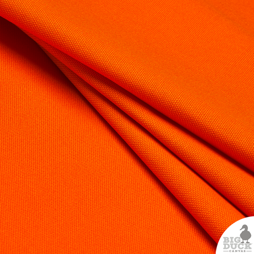 Orange 10oz Cotton Duck Cloth - Cotton Canvas By The Yard