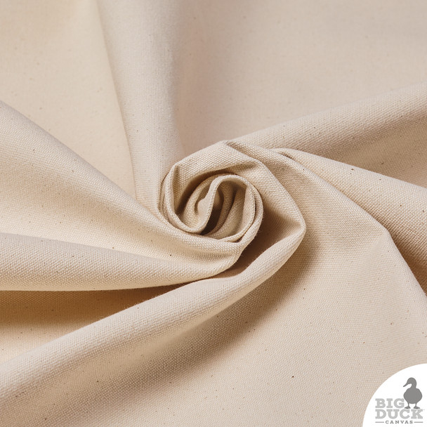 7 oz Cotton Canvas Fabric | Duck Cloth | Natural 58" | Lightweight