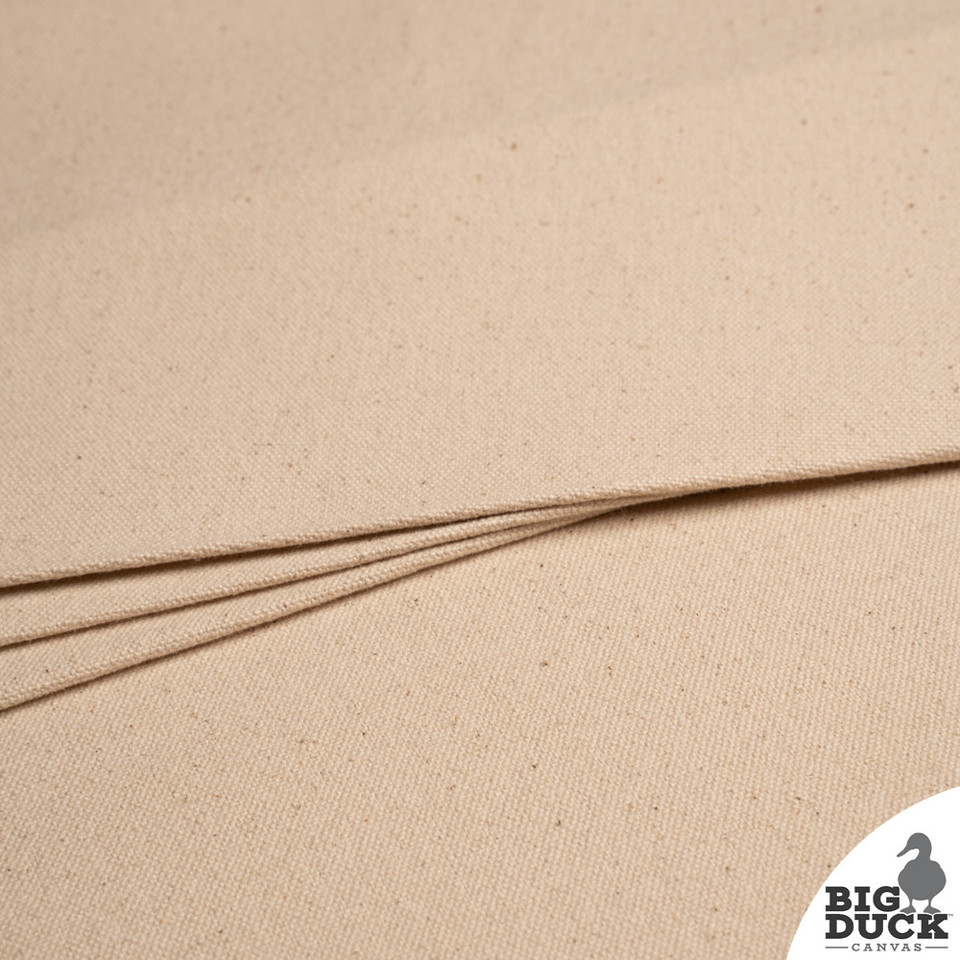 Canvas Fabric | #12/120" Natural Canvas | Large Canvas | Painting Canvas