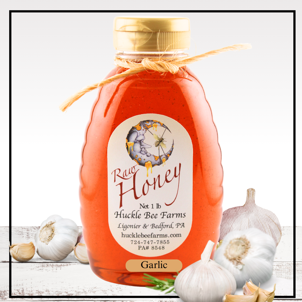 Garlic Infused Honey 1lb.
