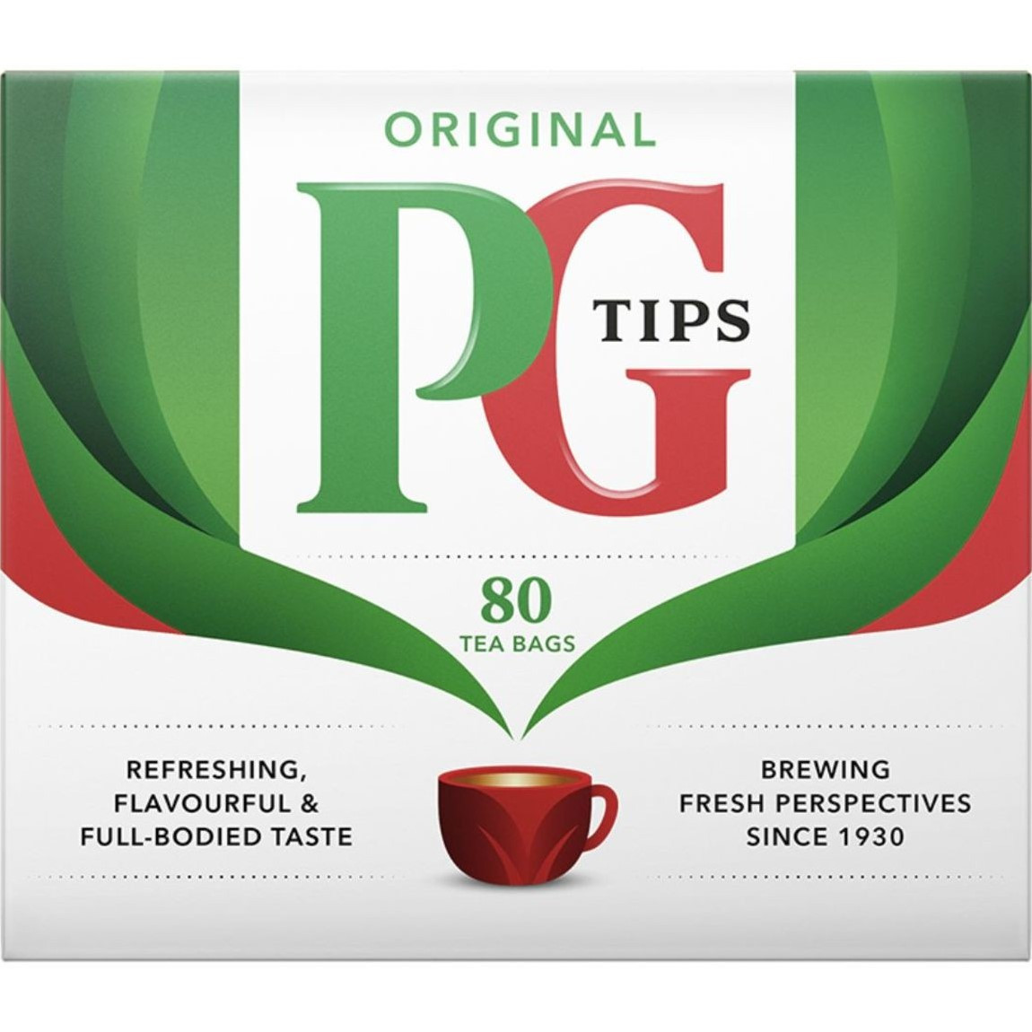 PG Tips Original Square Tea Bags 80ct.
