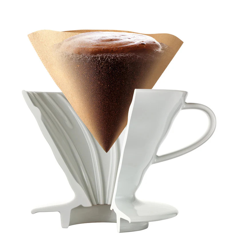 Hario V60 Ceramic Pour Over Brewer - Red