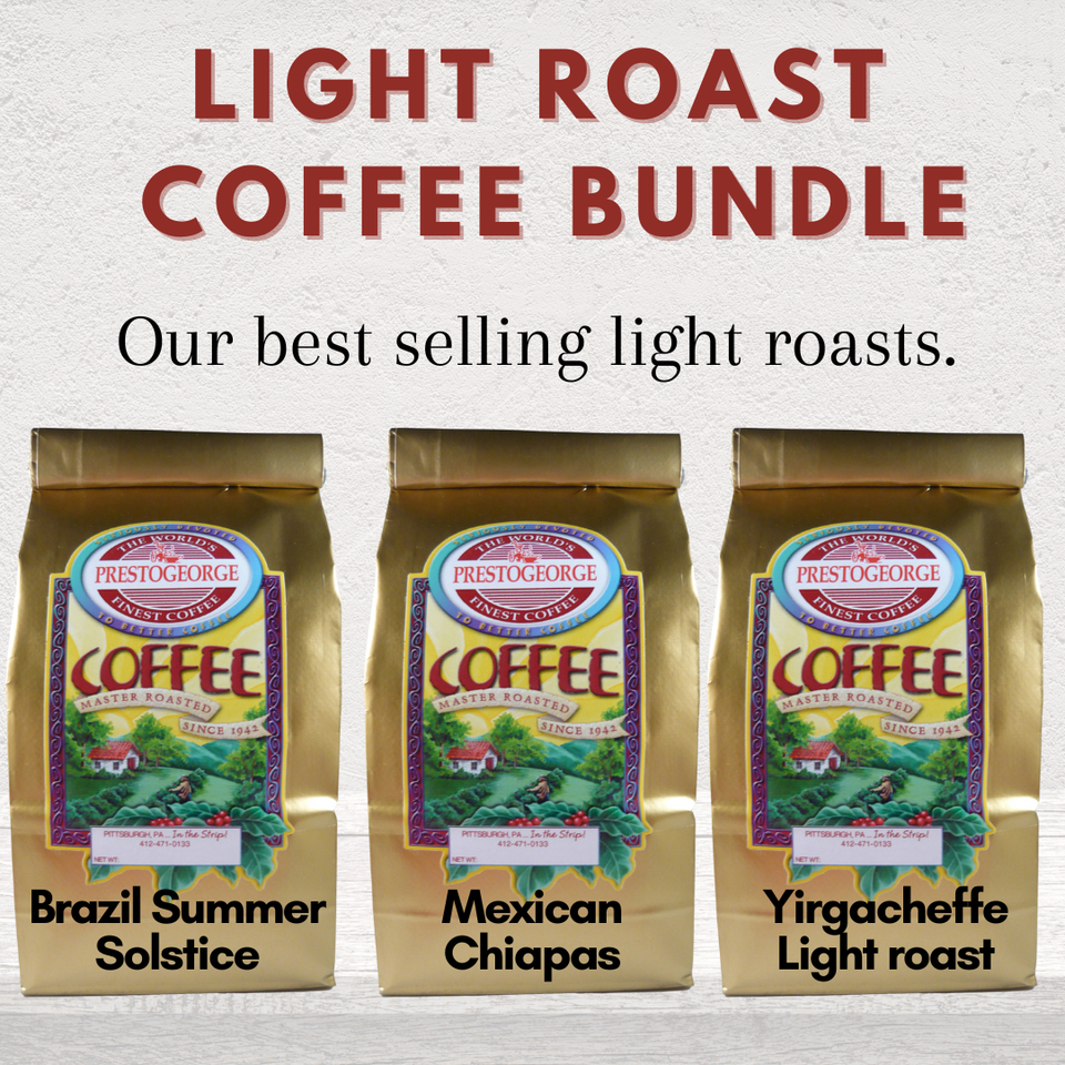Coffee - Light Roast Coffees (City Light Roast) - Prestogeorge Coffee & Tea