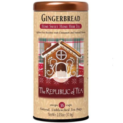 Republic Gingerbread Cuppa Cake Tea Bags 36ct. - Prestogeorge Coffee & Tea