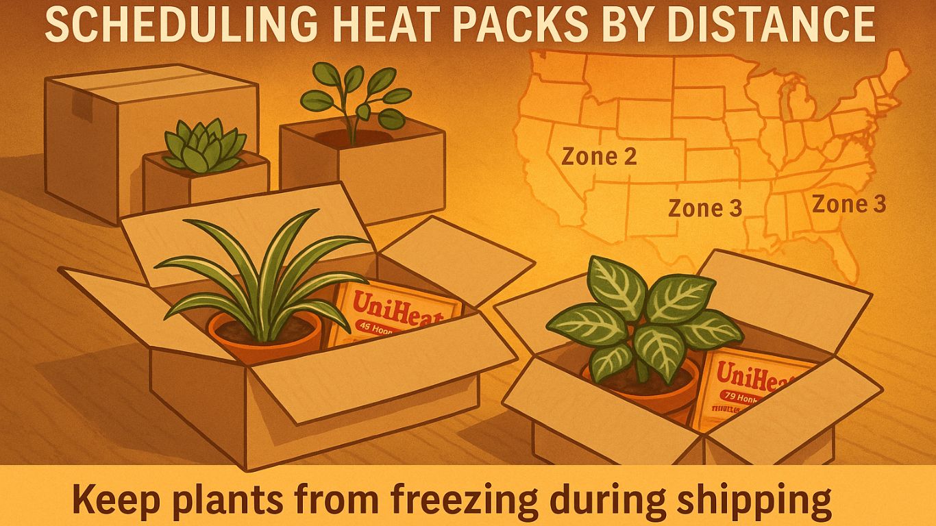 Nurseries & Plant Growers: Scheduling Heat Packs by Distance - UniHeat USA