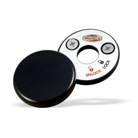 Marlin's Gloss Black Swivel Fork Lock Key Cover with Custom Laser ...