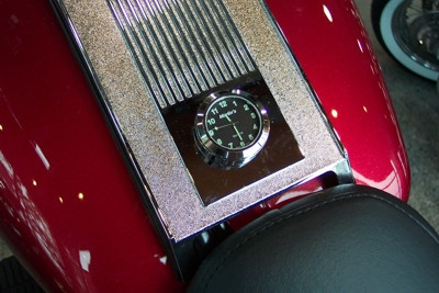 Marlin's Chrome Motorcycle Clock TOCS Multi-Purpose Tape / Screw On ...