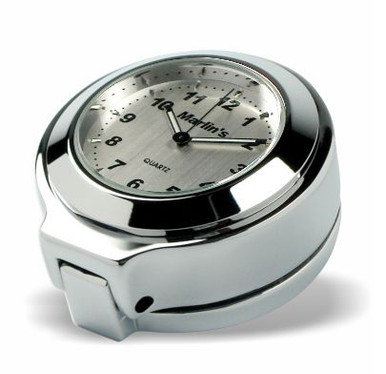 Marlin's Chrome Motorcycle Clock for Harley Davidson Road King Flip ...