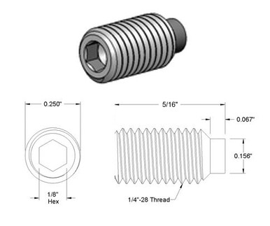 Marlin's Classic Adjustable Handlebar Mount Assembly Screws (Three Pack)