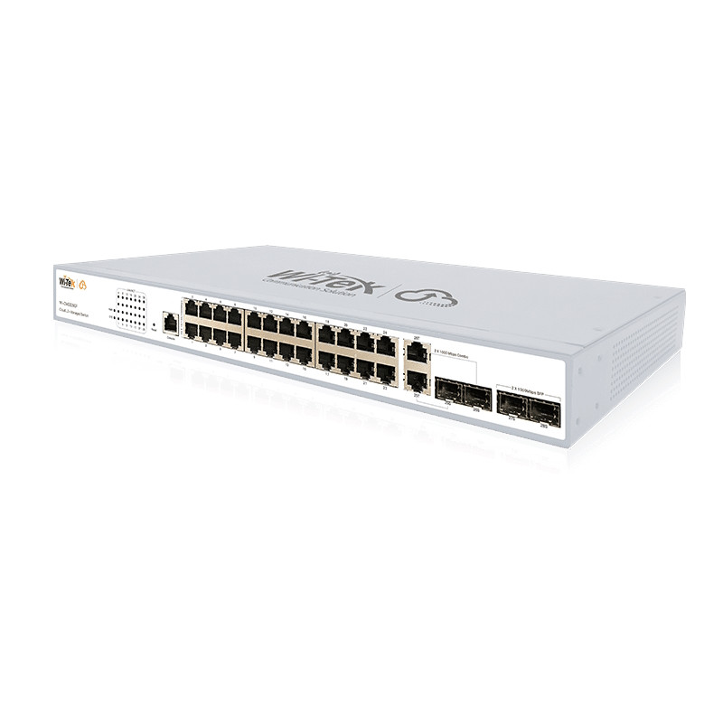 24 | Port | Gigabit | L2 | Managed | Data | Network | Switch | Fanless ...